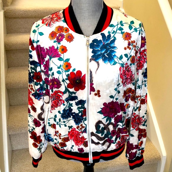 Anna Cai | Jackets & Coats | New Anna Cai Womens Floral Jacket Size L ...